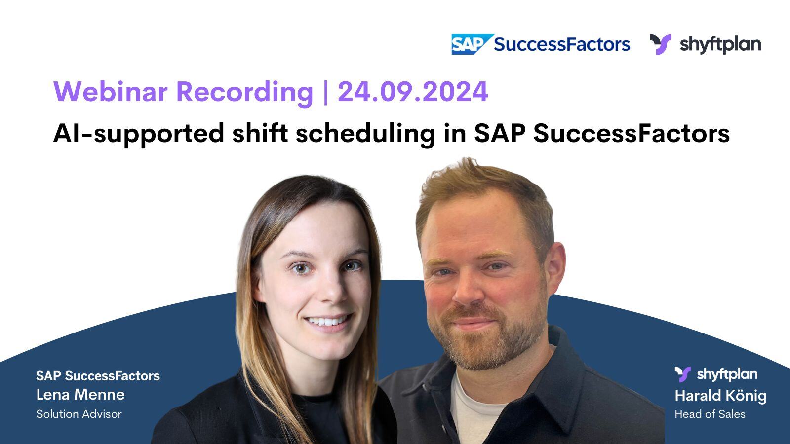 Webinar recording AI-supported shift scheduling in SAP SuccessFactors
